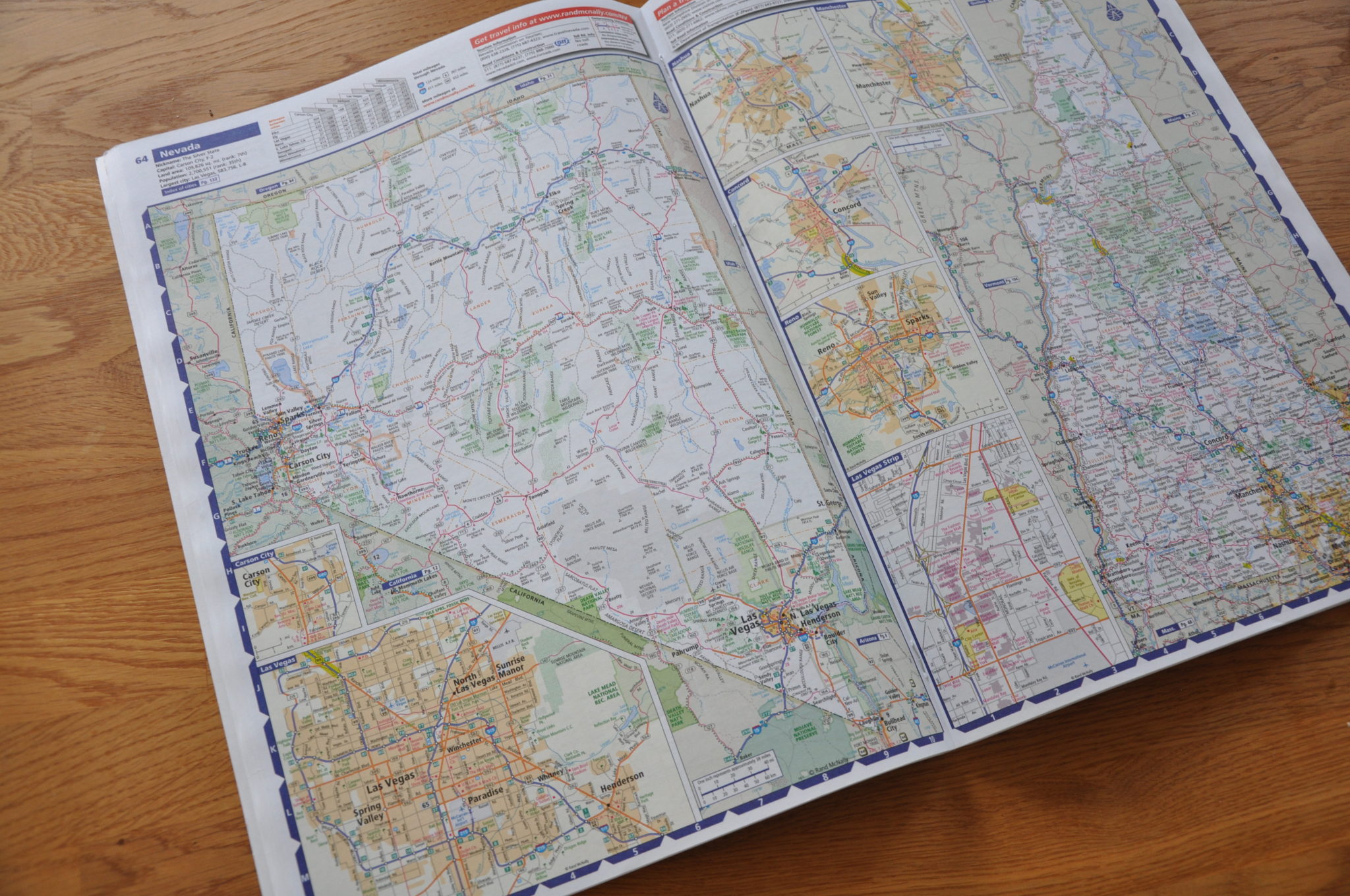 Navigation, GPS og atlas, kort over USA - denne skal du vælge